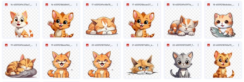 26 Cats Clipart Commercial Use, Kitten Cat Clipart,transparent PNG ...