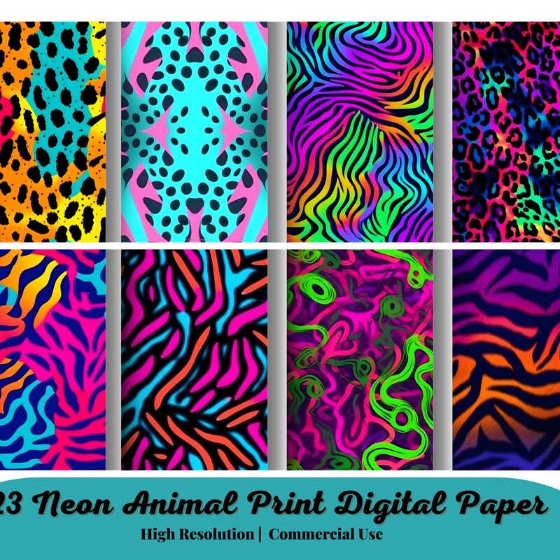 Rainbow Zebra Print - Etsy