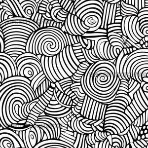 20 Black and White Doodle Digital Paper Pack. Patterns Scrapbooking ...