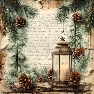 73 Rustic Christmas Junk Journal Kit, Merry Christmas Junk Journal ...