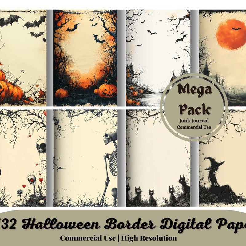 Halloween Frames - Etsy