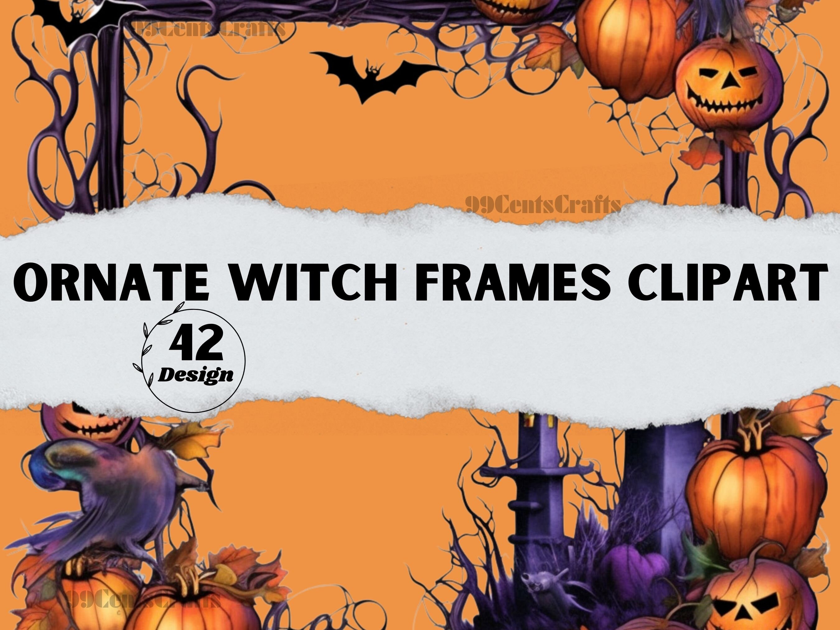 42 Ornate Witch Frames Clipart Vintage Antique Royal Frames - Etsy