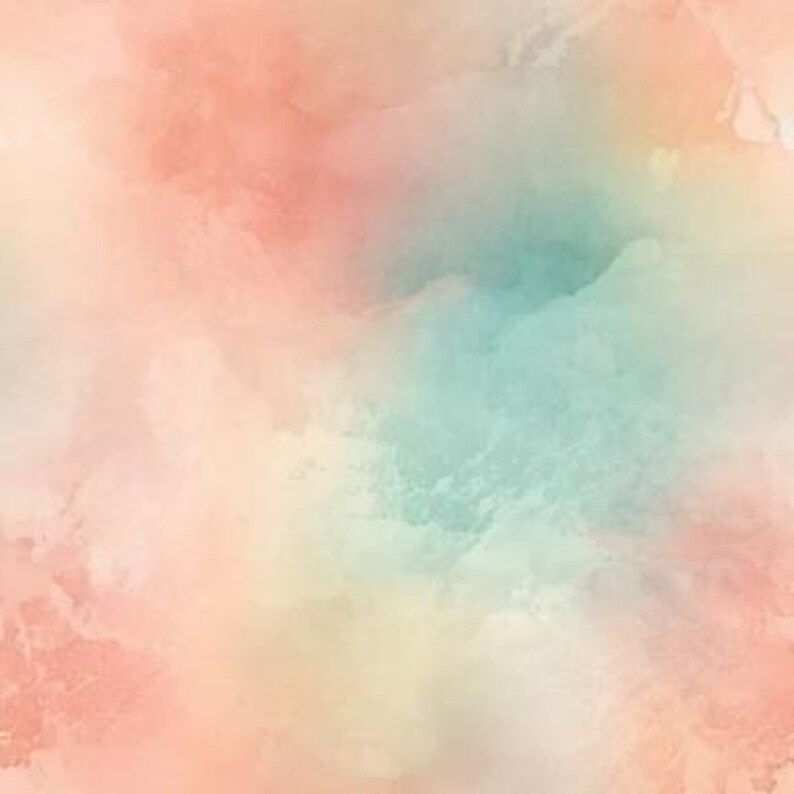 25 Pastel Watercolor Textures | Instant Download | Digital Paper ...