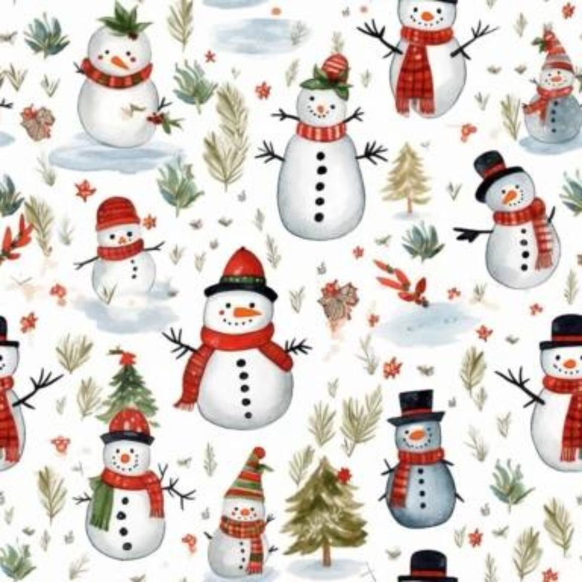 20 Snowman Digital Paper Graphics | Pattern| Instant Download| Cute ...