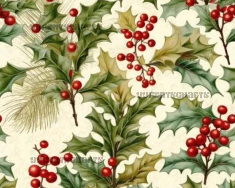 20 Rustic Christmas Digital Paper, Printable Scrapbook Paper, Christmas ...