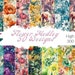 Spring Floral Medley Digital Paper Watercolor Flower - Etsy