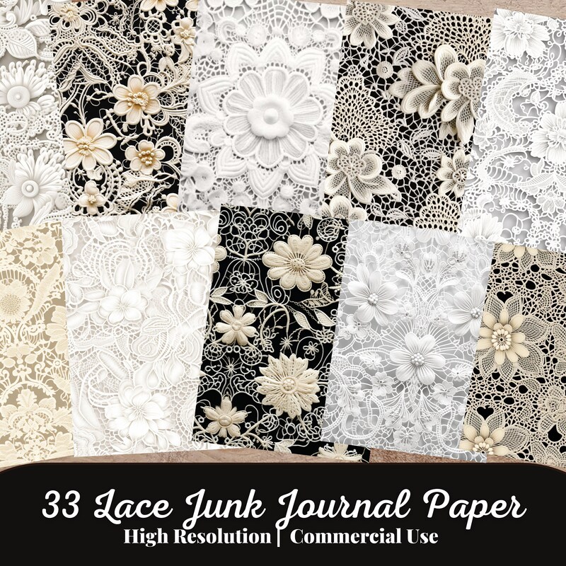 Vintage Lace Paper - Etsy