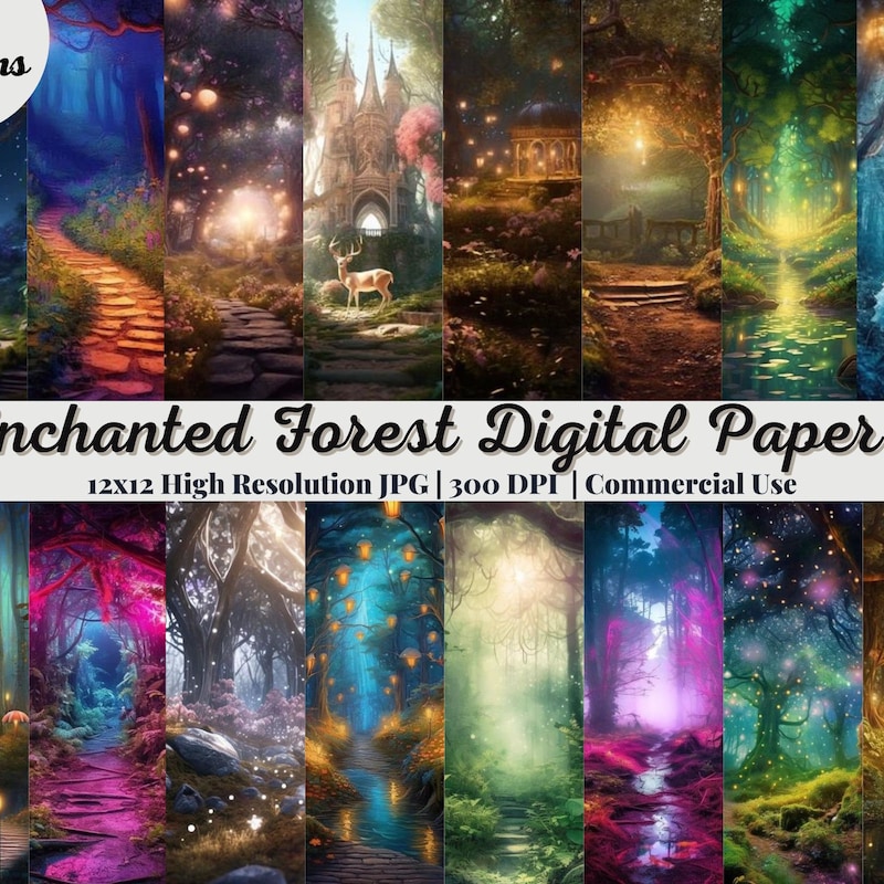 Enchanted Forest Template - Etsy