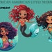 98 African American Little Mermaids Clipart Instant Download - Etsy
