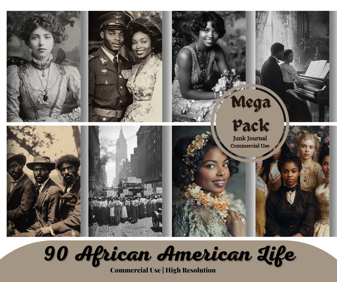 Life African American, Vintage African American Women, Digital Images ...