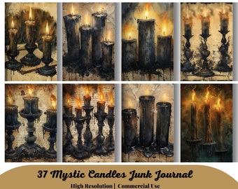 Mystic Potion Junk Journal Pages Dark Apothecary Fantasy Junkjournal ...