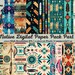25 Native Digital Paper Pack, Scrapbooking Pages, Background, Scrapbook ...