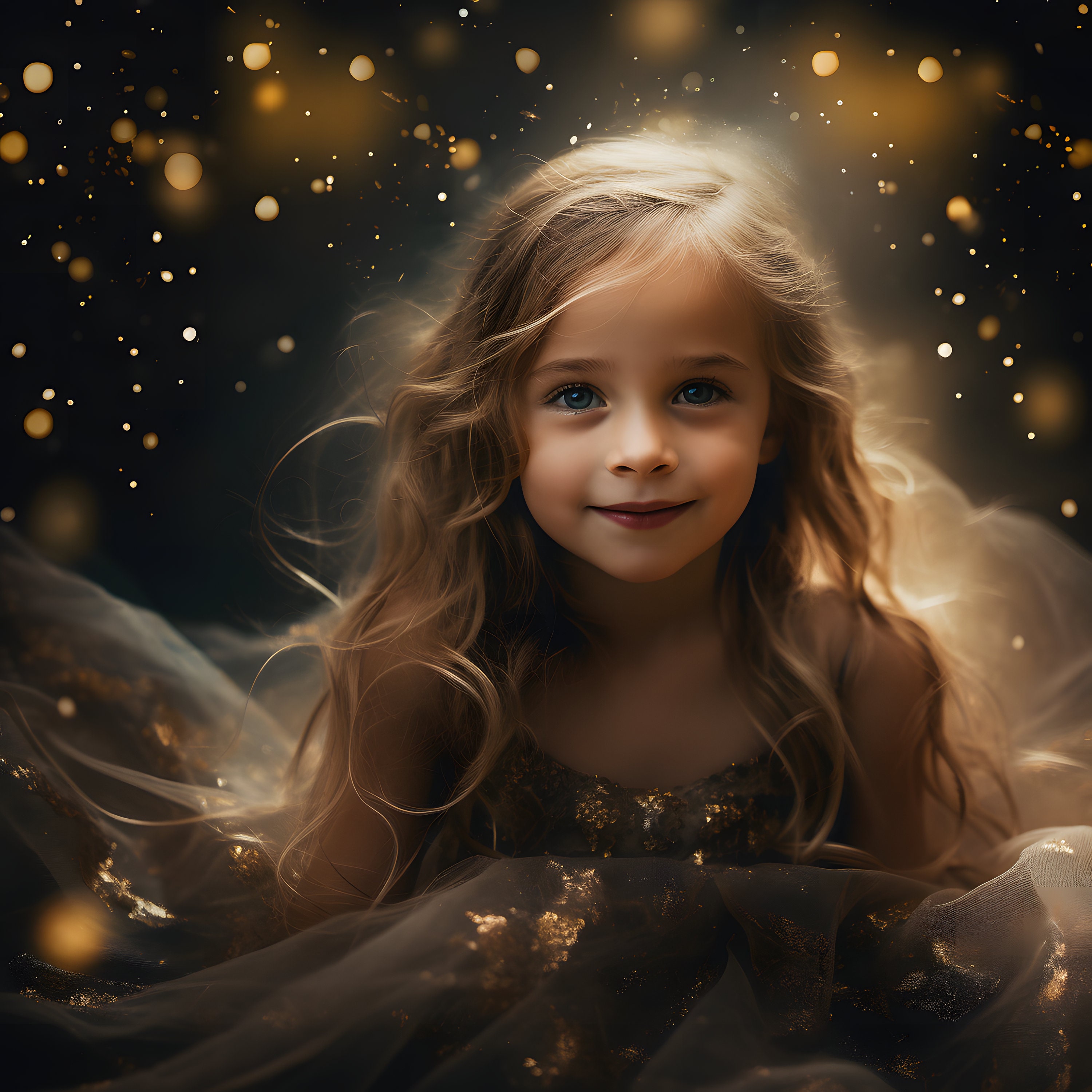 38 Glitter Overlays for Photo Editing, Gold Bokeh Digital Effect for ...