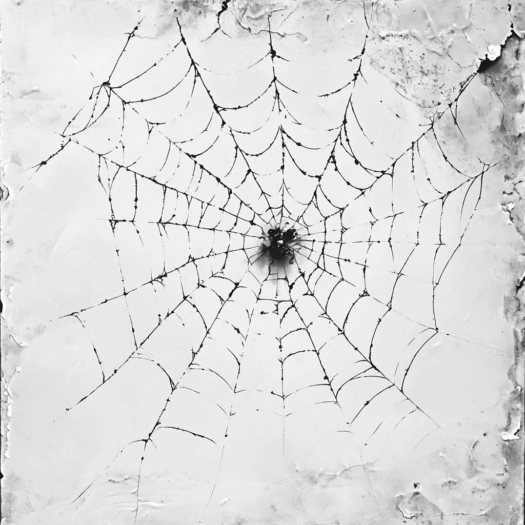 Creepy Spider Web Clipart, Digital PNG Halloween Graphics Digital ...