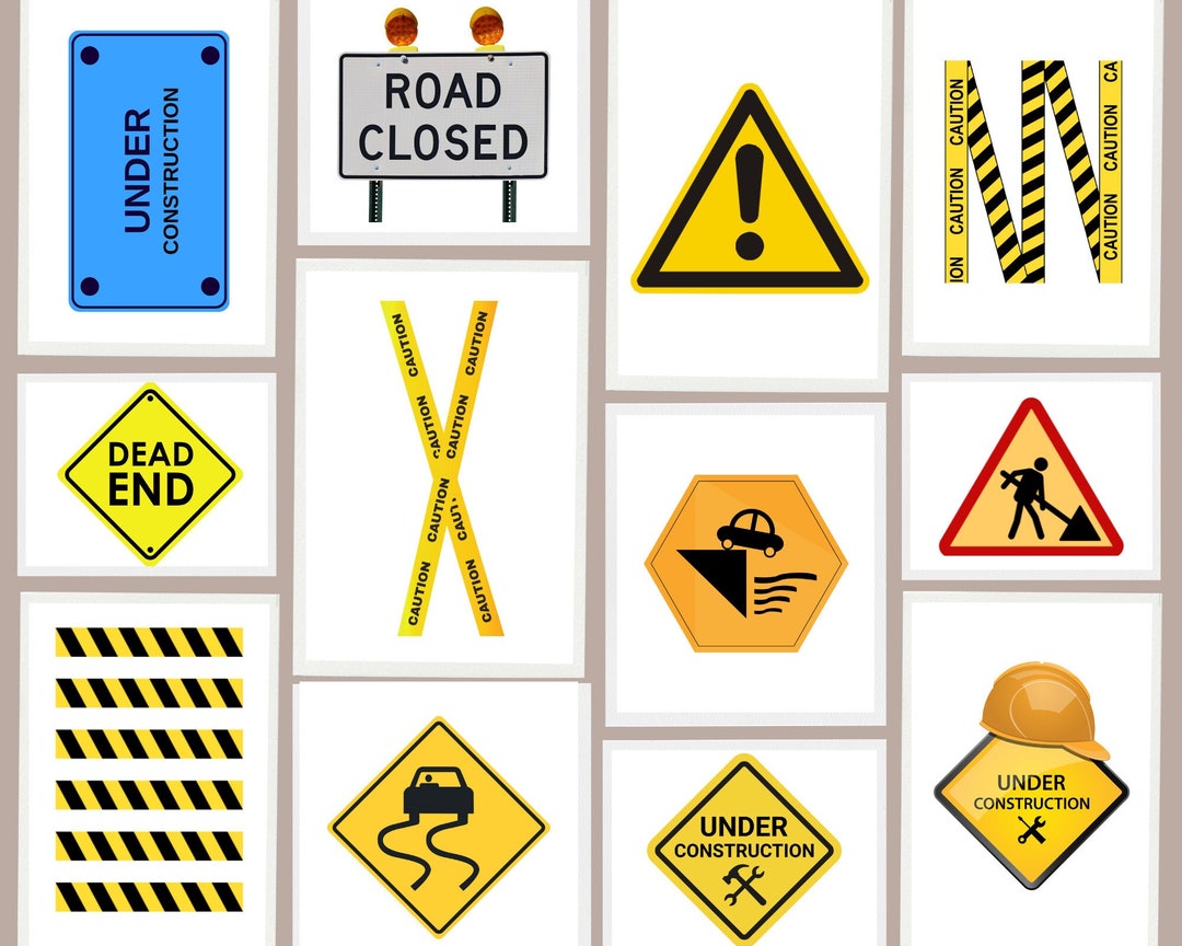 Construction Signs, Safety Notice, Dead End Sign, Work Safety Sign ...