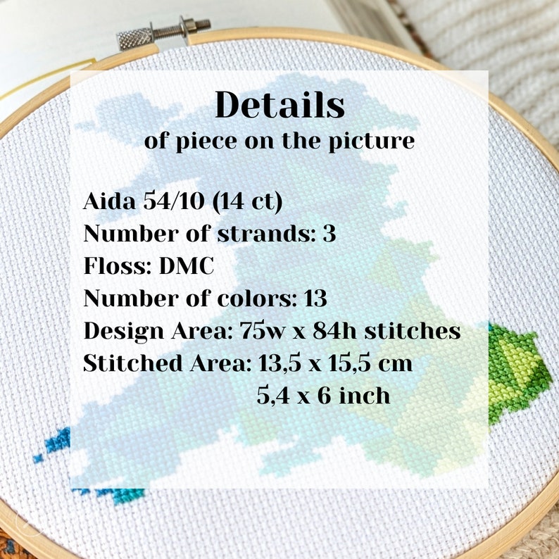 Wales Map Cross Stitch Pattern. Welsh Country Shape for Embroidery ...