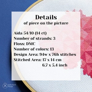 Belgium Map Modern Cross Stitch Pattern. Simple Xstitch PDF Chart for ...