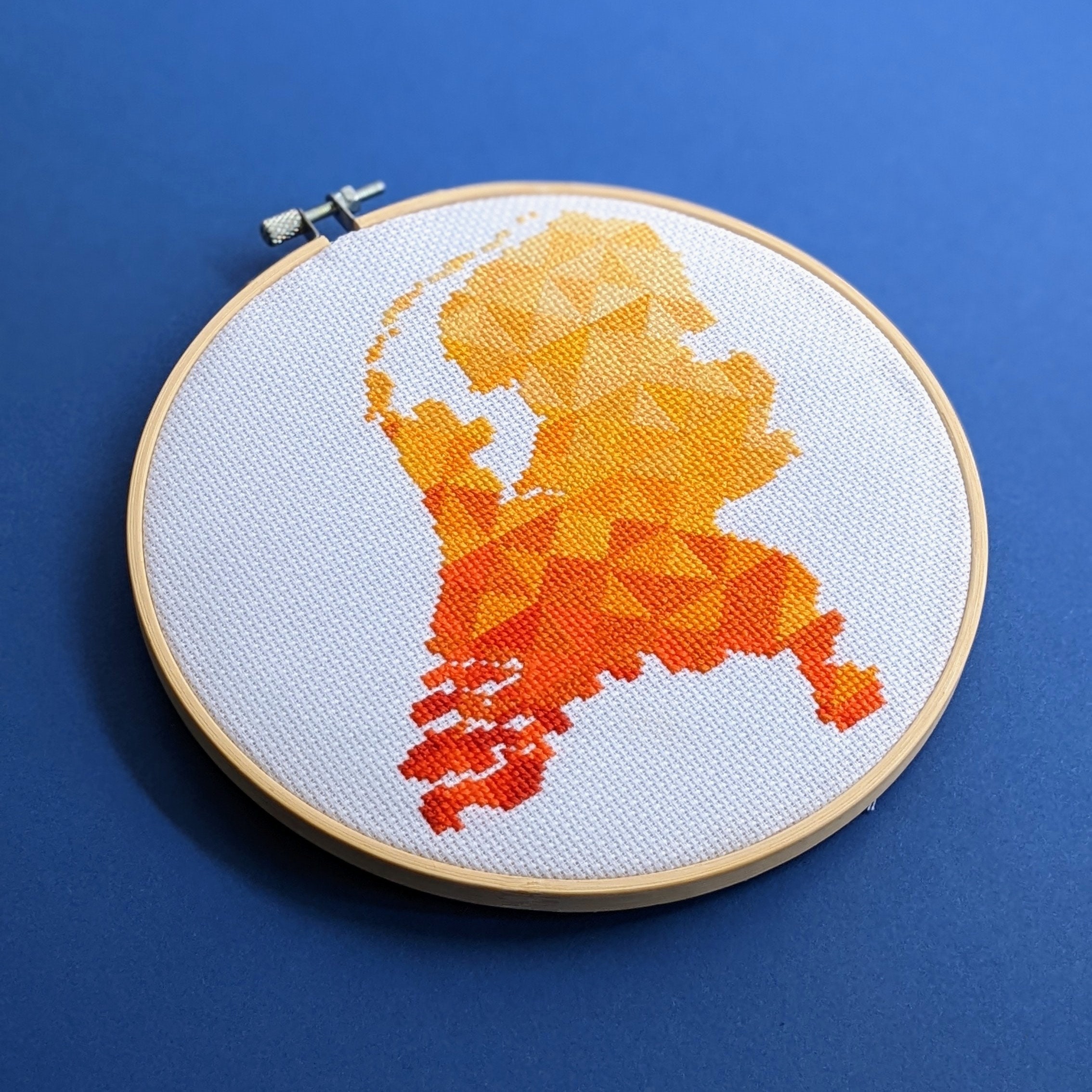 Netherlands Map Cross Stitch Pattern. Modern Embroidery on Canvas ...