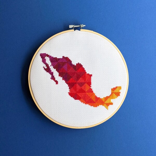 Cross Stitch Mexico - Etsy