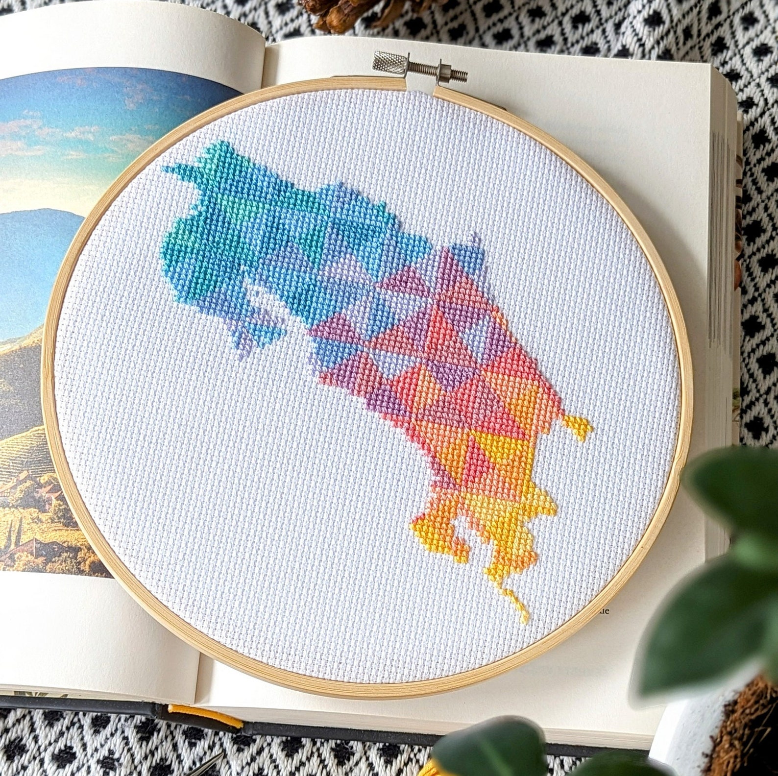 Costa Rica Map Cross Stitch Pattern. Modern Xstitch PDF Chart. Custom ...