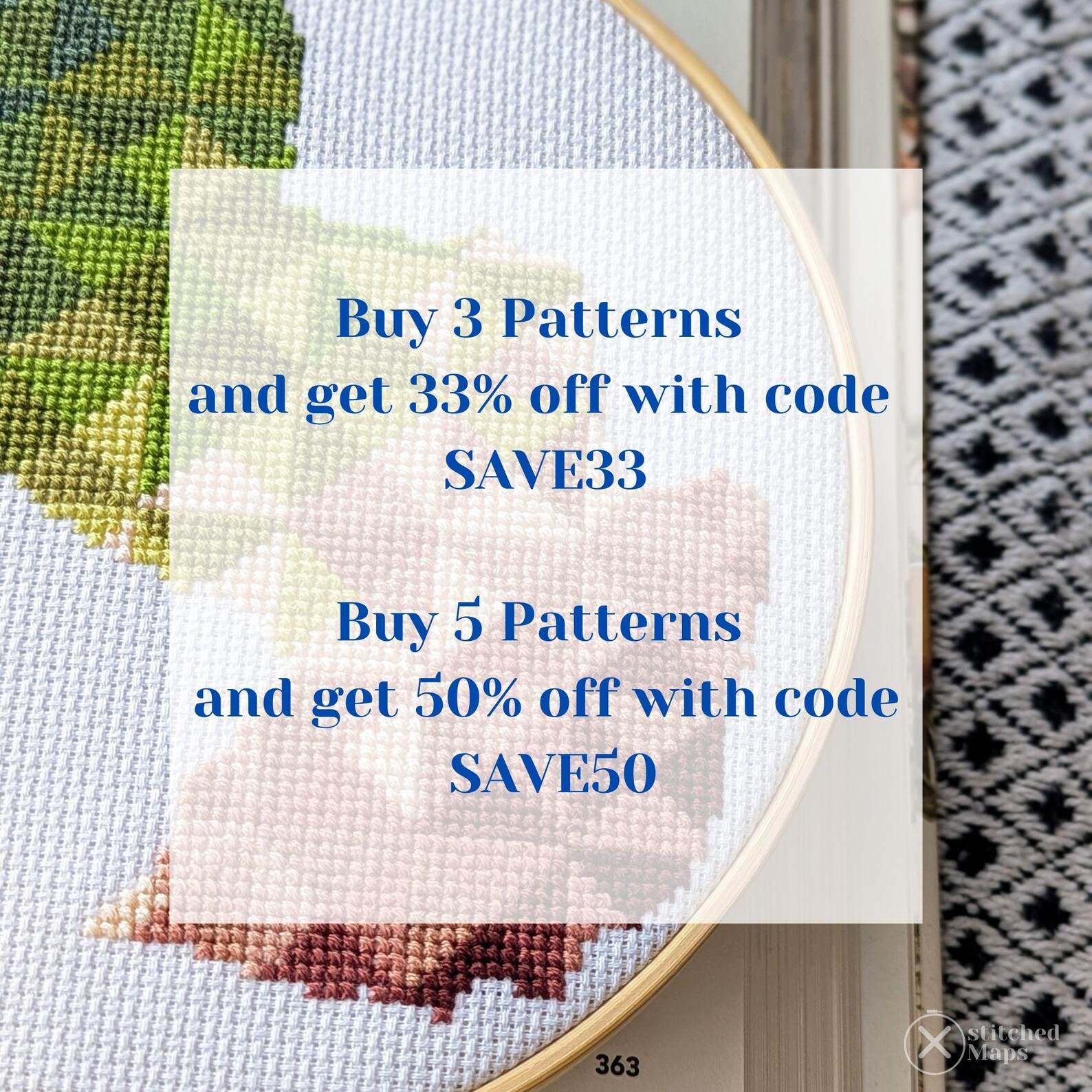 Paraguay Map Cross Stitch PDF Pattern. Original Embroidery Project ...