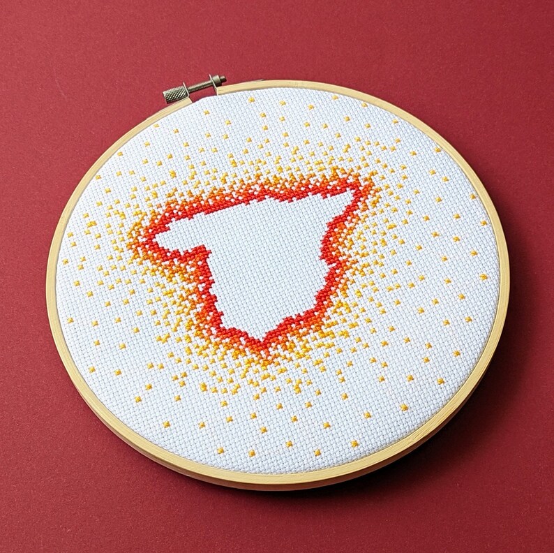Spain Map Cross Stitch PDF Pattern. Madrid Barcelona Theme Wall ...