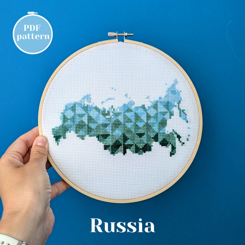 xStitchedMaps - Etsy