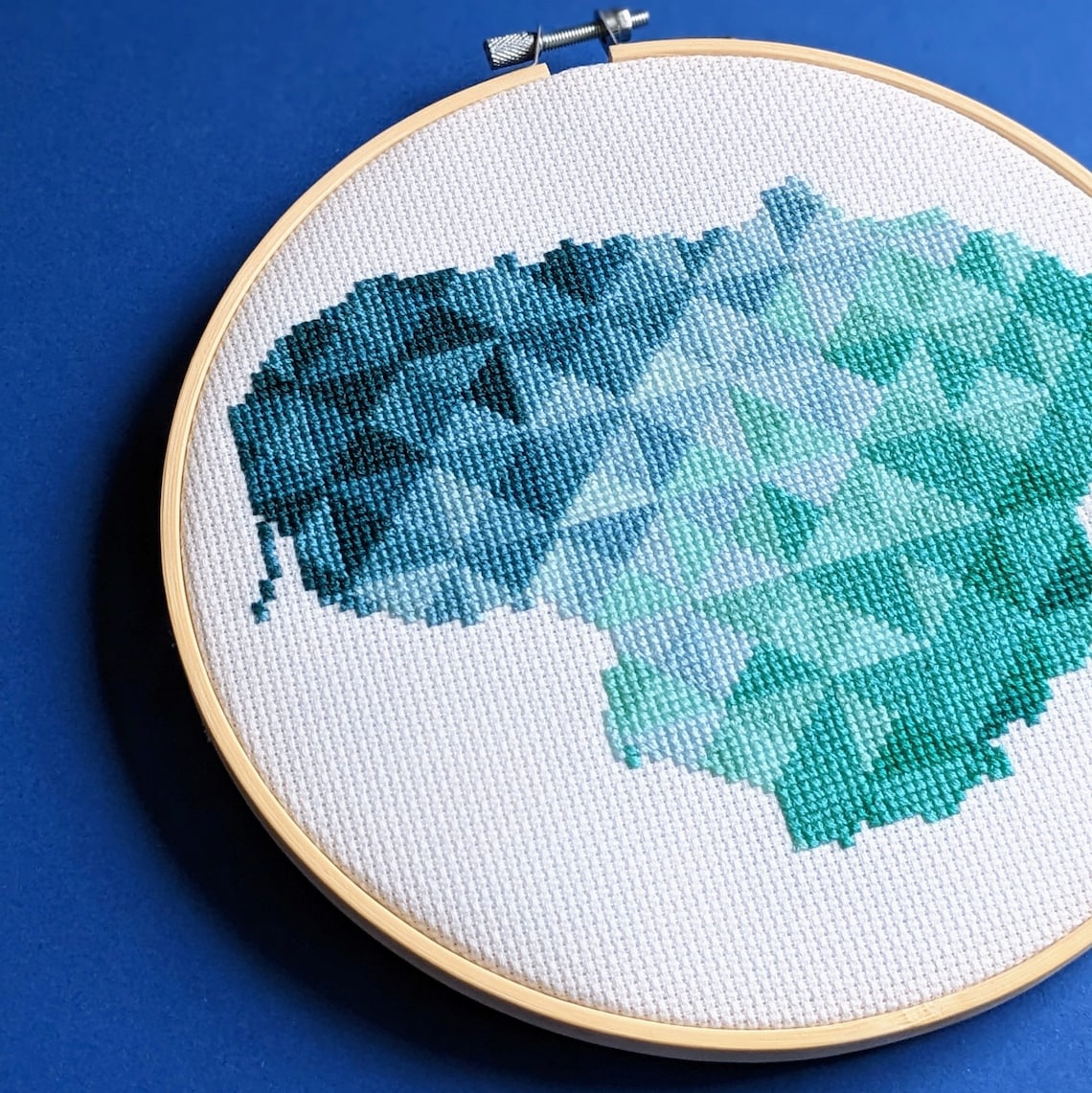 Lithuania Map Cross Stitch Pattern. Modern Simple Embroidery Design ...