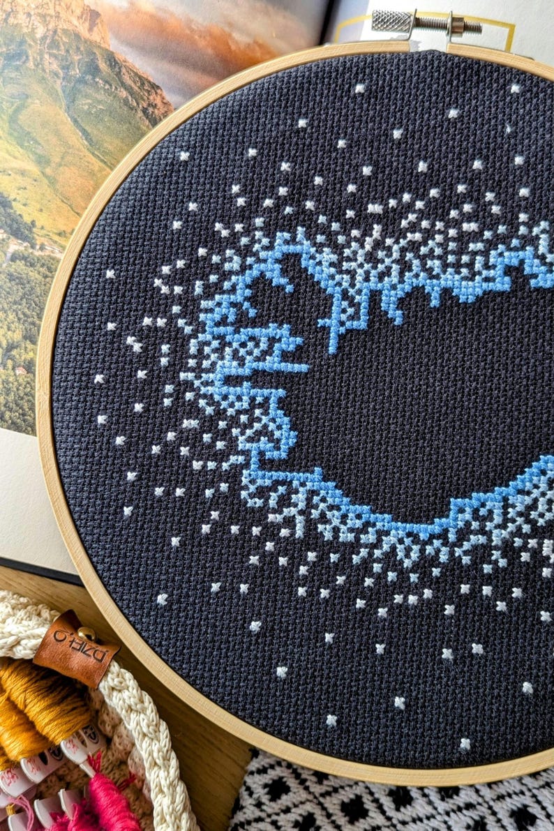 Iceland Map Cross Stitch Pattern. Reykjavik Themed Wall Hanging. DIY ...