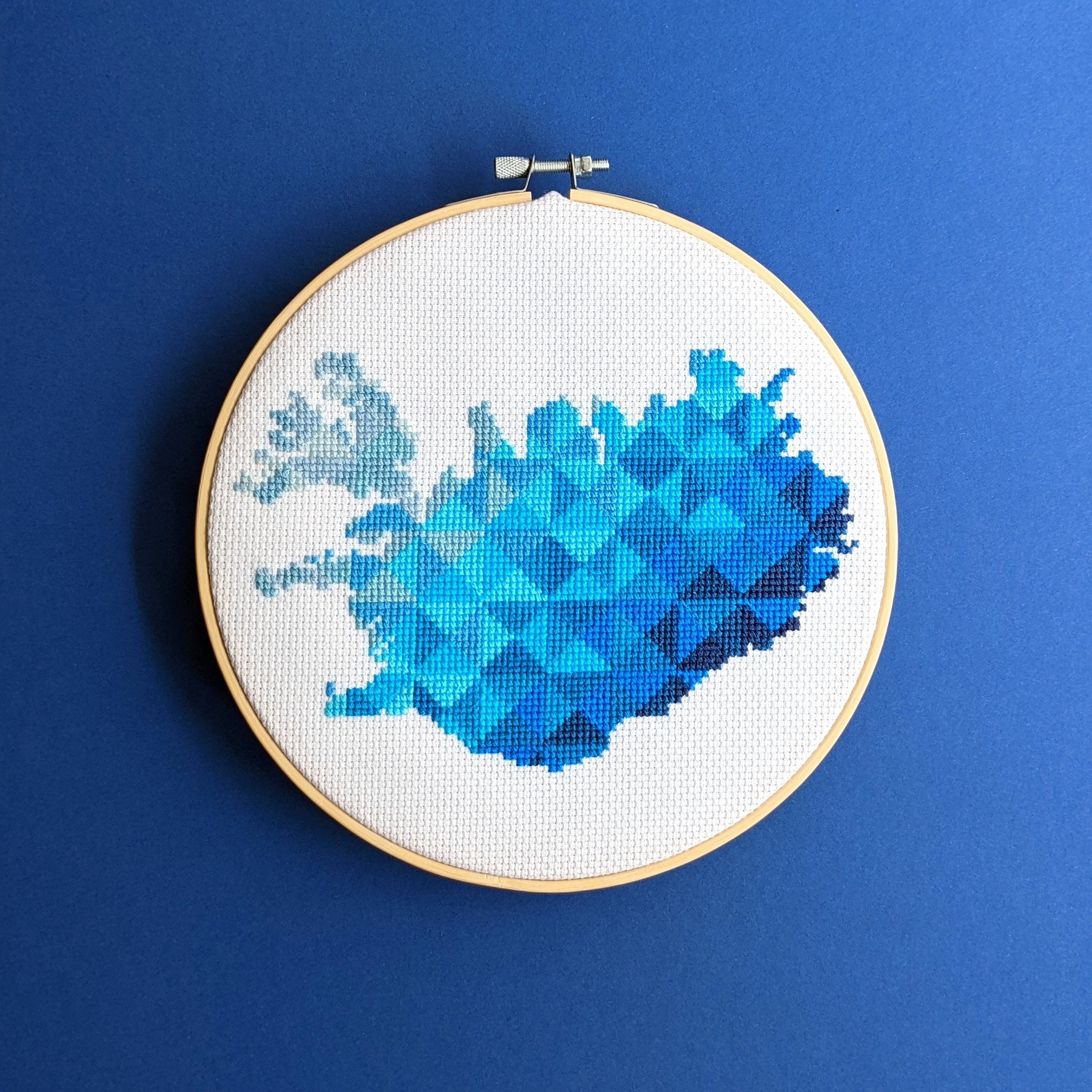 Iceland Maps Cross Stitch Pattern Set. Unique Embroidery Project ...
