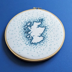 Scotland Map Cross Stitch Pattern. Unique DYI Gift Idea for First Home ...