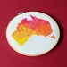 Australia Map Cross Stitch Pattern, Watercolor Design (PDF Tutorial) - Etsy