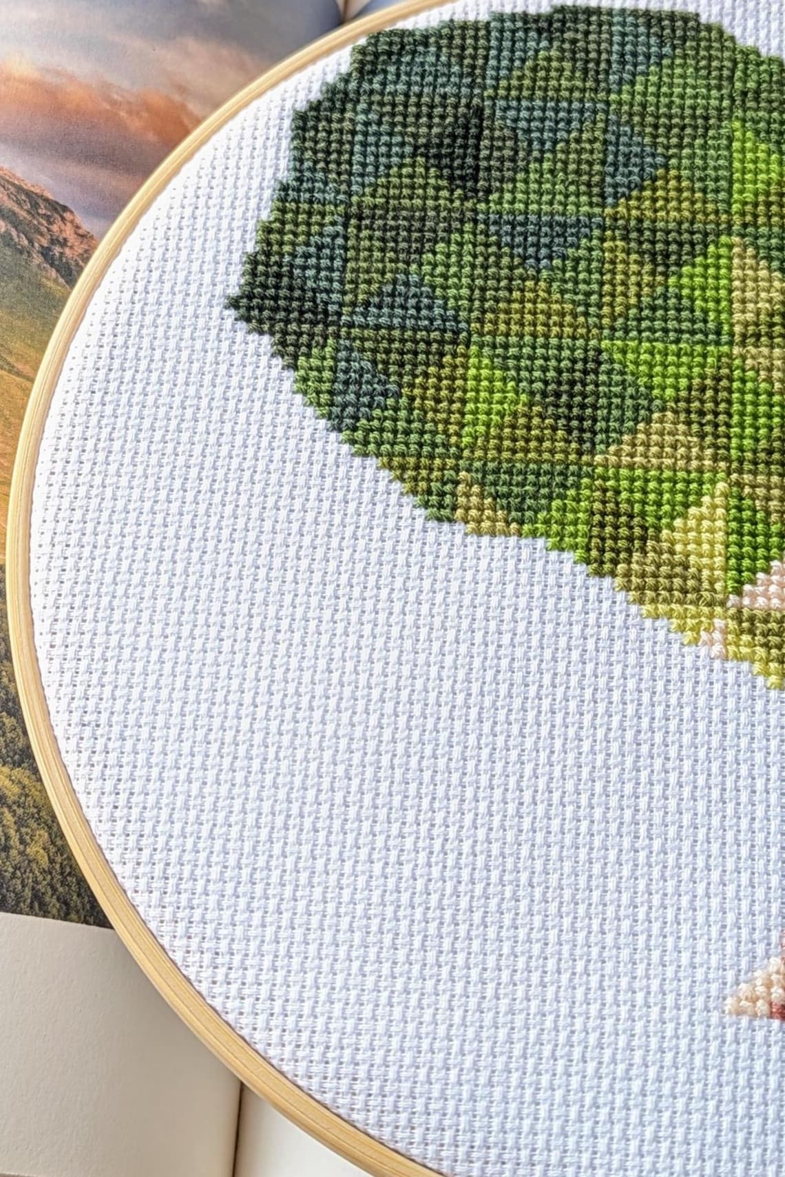 Paraguay Map Cross Stitch PDF Pattern. Original Embroidery Project ...