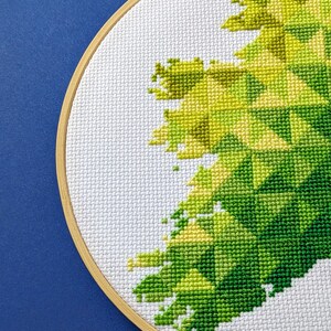 Ireland Map Cross Stitch Pattern. Emerald Island Silhouette for ...