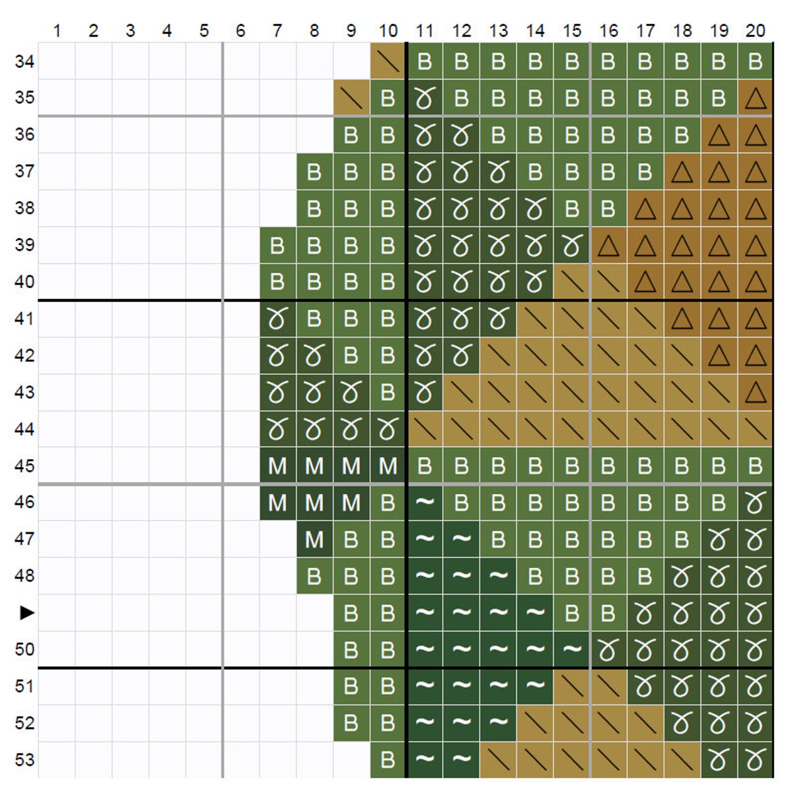 Madagascar Map Cross Stitch Pattern. Modern Simple Xstitch PDF Chart ...