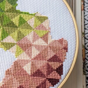 Paraguay Map Cross Stitch PDF Pattern. Original Embroidery Project ...