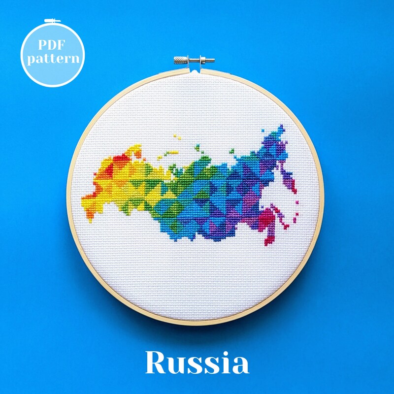 xStitchedMaps - Etsy