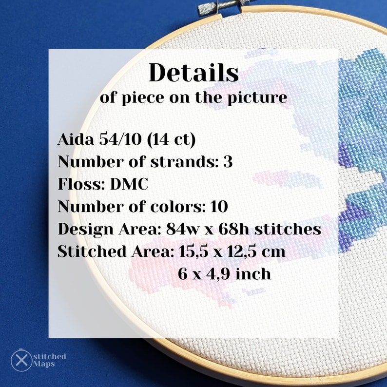 Haiti Map Cross Stitch PDF Instruction. Modern Textile Design Pattern ...