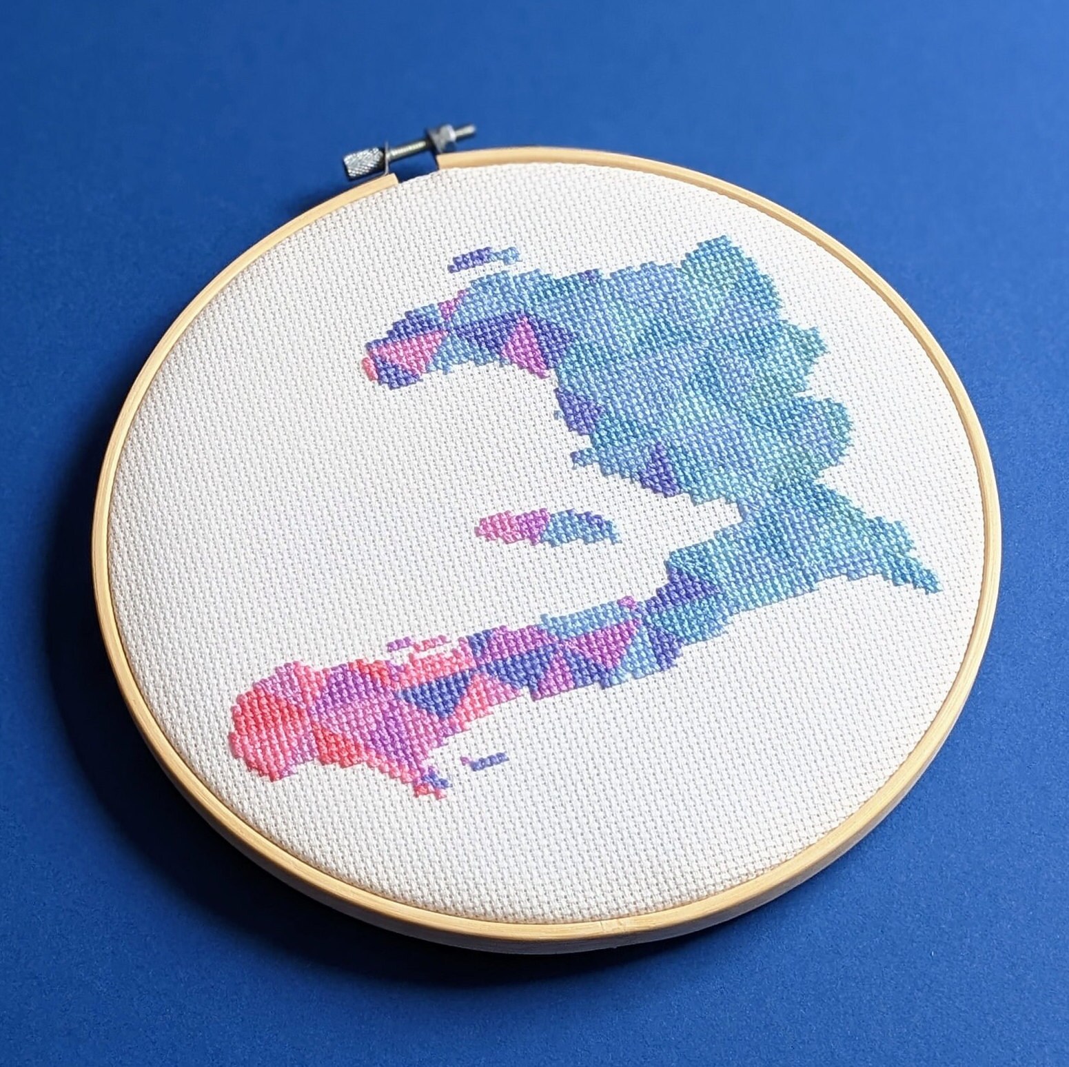 Haiti Map Cross Stitch PDF Instruction. Modern Textile Design Pattern ...