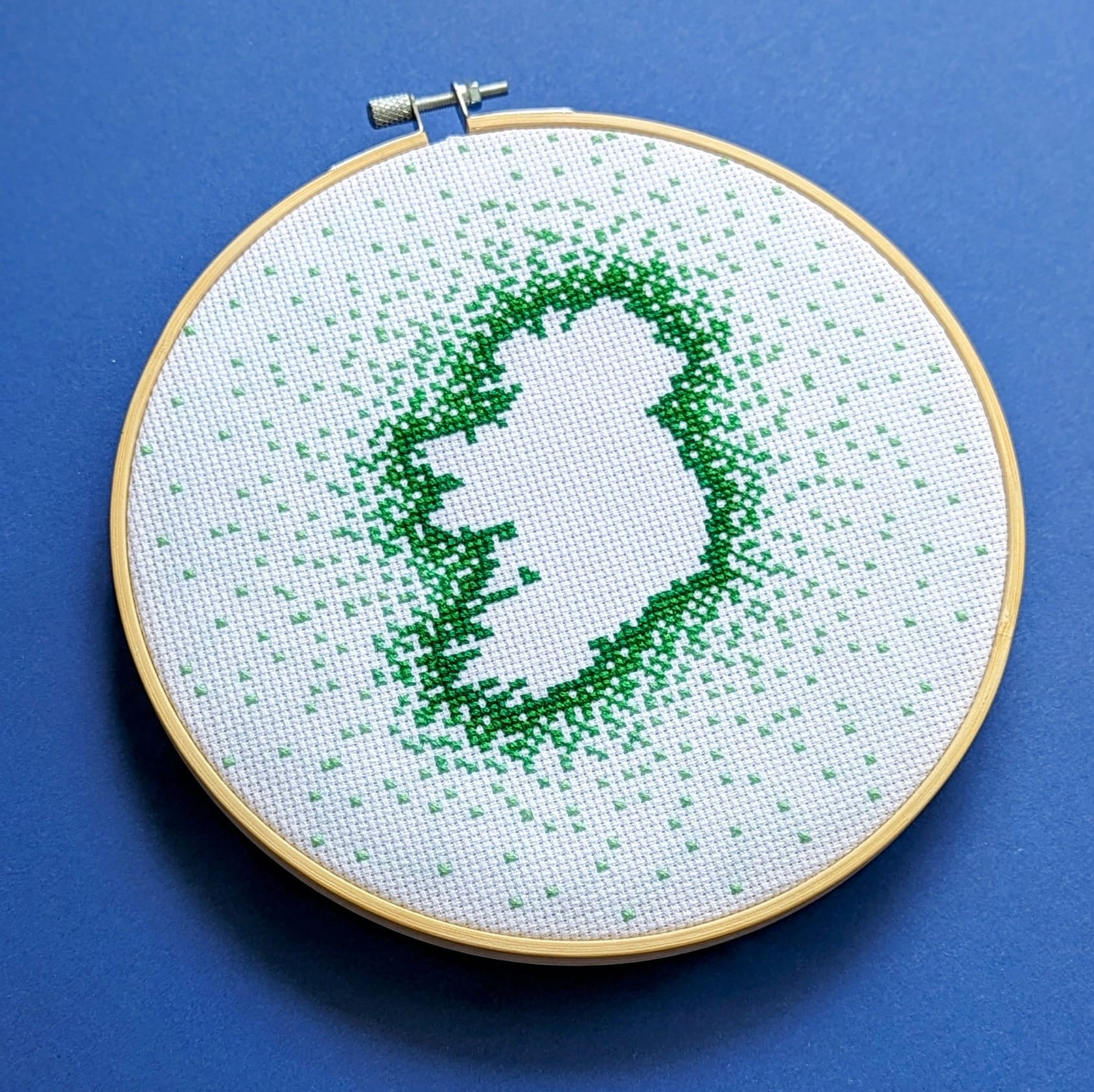 Ireland Map Cross Stitch Pattern. Emerald Island Silhouette - Etsy