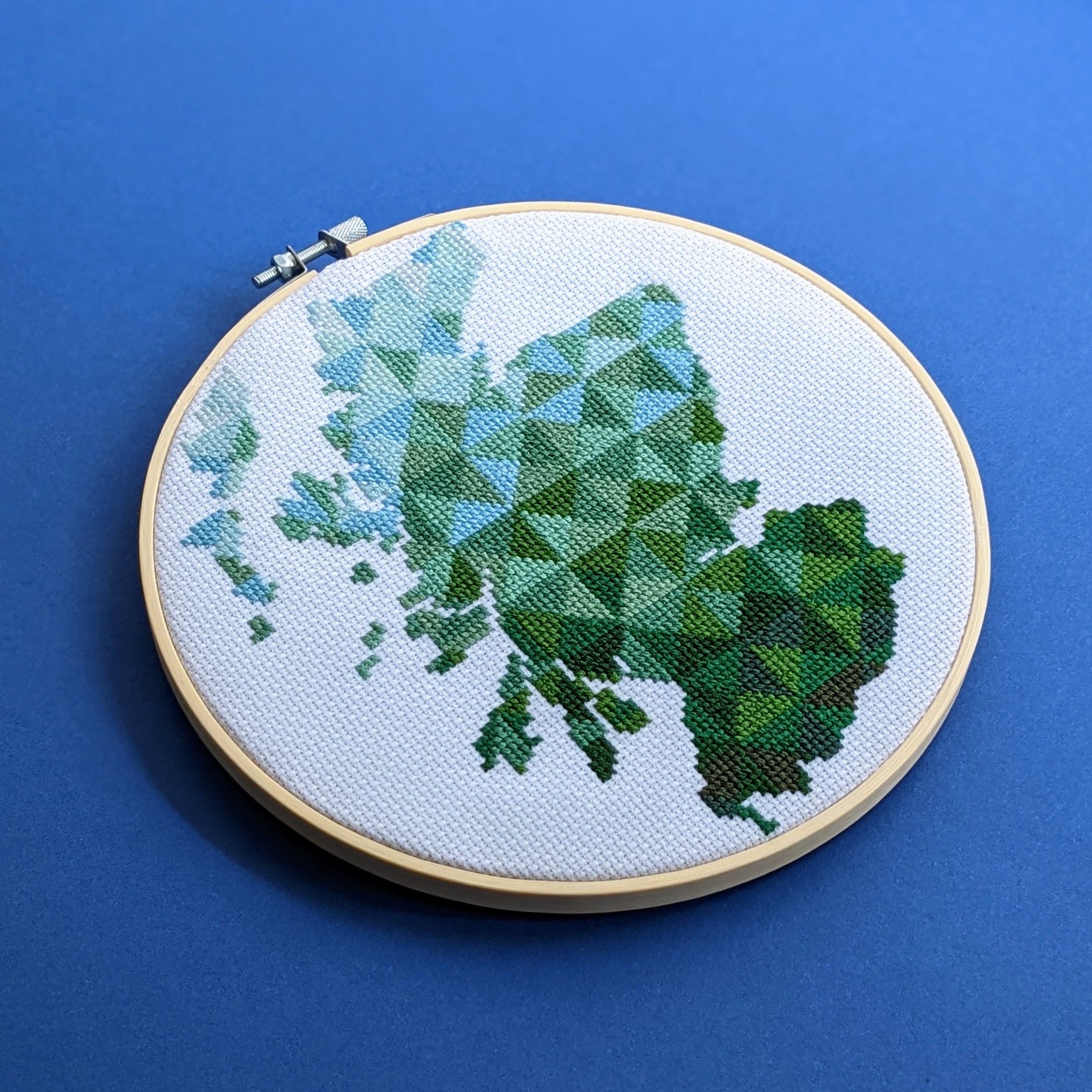 Cross Stitch Maps Set of Any THREE Patterns From My Line of - Etsy