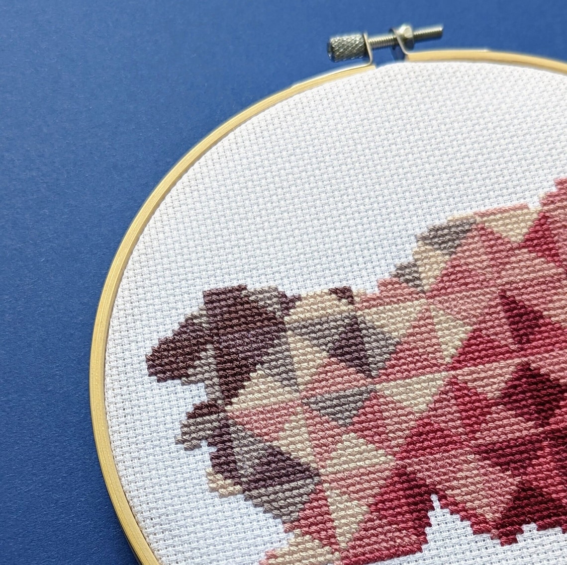 Slovenia Map Cross Stitch Pattern. Simple Counted Xstitch Chart. Balkan ...