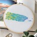 Puerto Rico Outline Cross Stitch Pattern. Modern Xstitch Design in ...