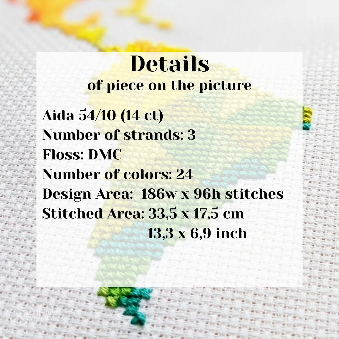 World Map Cross Stitch Scheme for Instant Download. Rainbow - Etsy