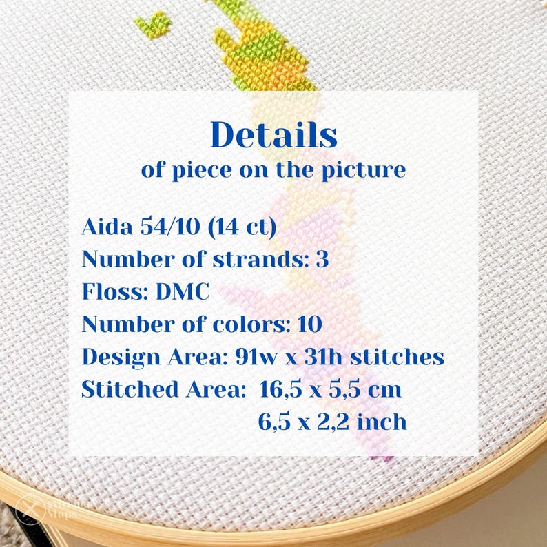 Cuba Map Cross Stitch Pattern. Modern Simple Xstitch PDF Chart. Custom ...