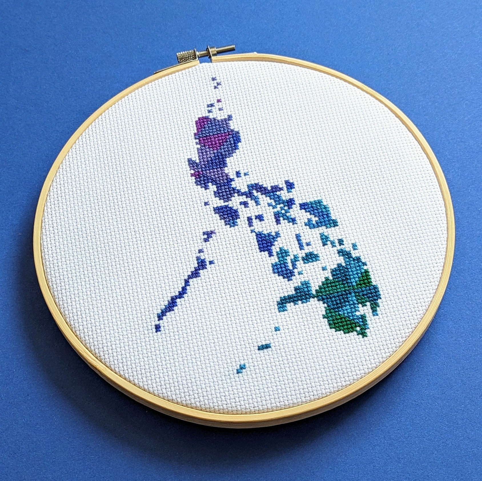 Philippines Map Cross Stitch Pattern. Counted Xstitch PDF Chart for ...