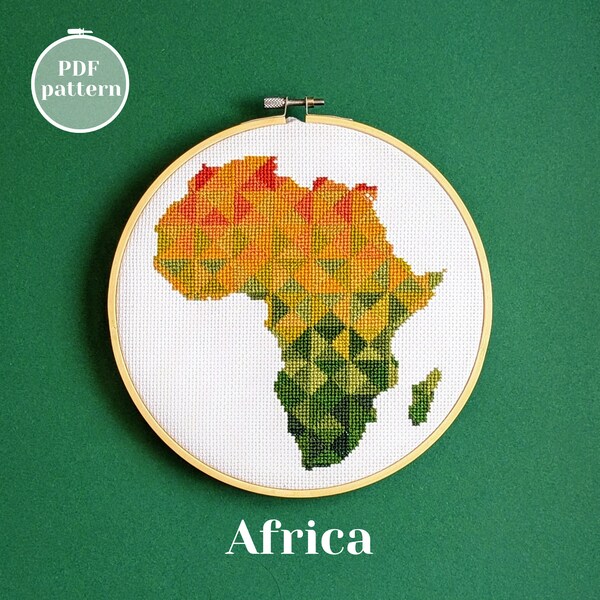 African Cross Stitch Pattern - Etsy