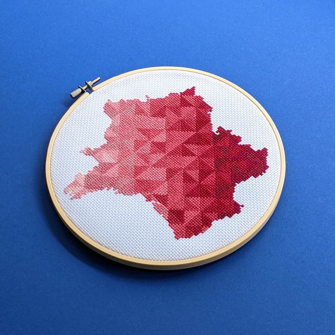 France Map Cross Stitch Pattern. Modern Xstitch PDF Chart for Instant ...