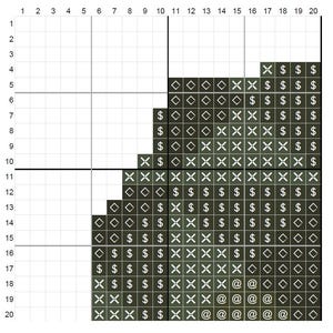 Paraguay Map Cross Stitch PDF Pattern. Original Embroidery Project ...