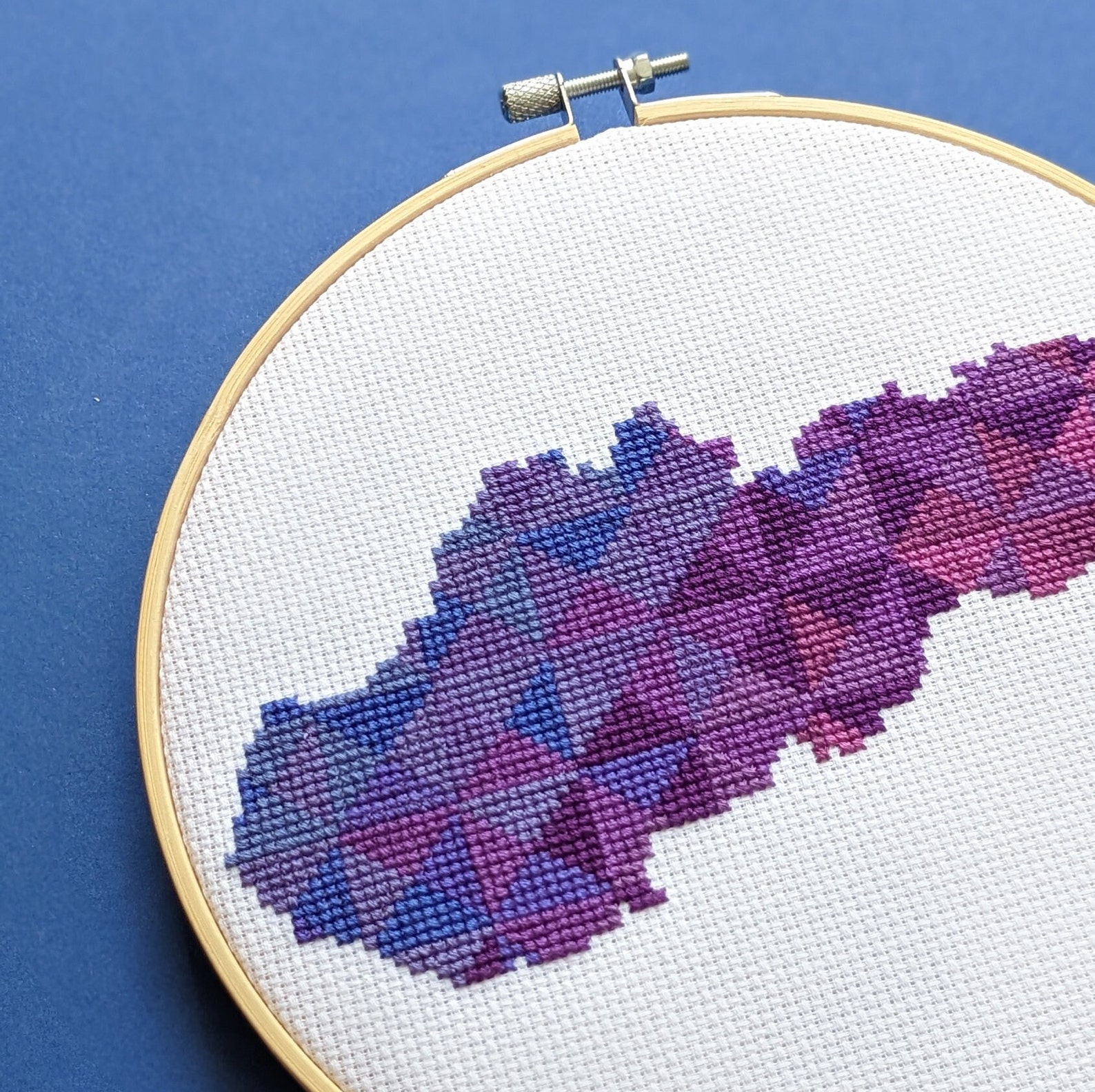 Slovakia Map Cross Stitch Pattern. Modern Embroidery Wall - Etsy